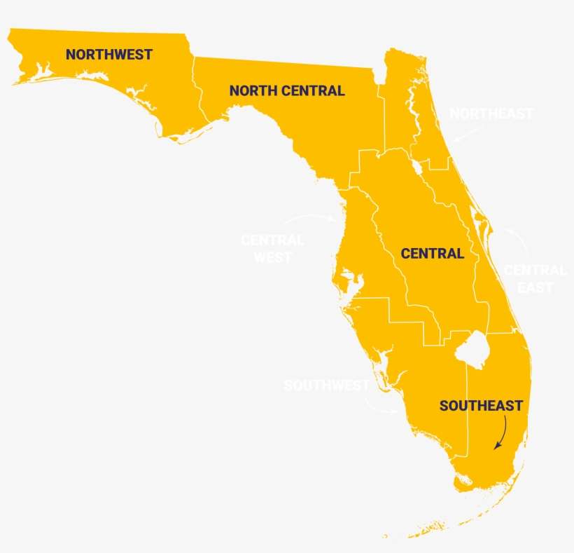 Florida Map - Florida Election Map 2016 PNG Image | Transparent PNG ...