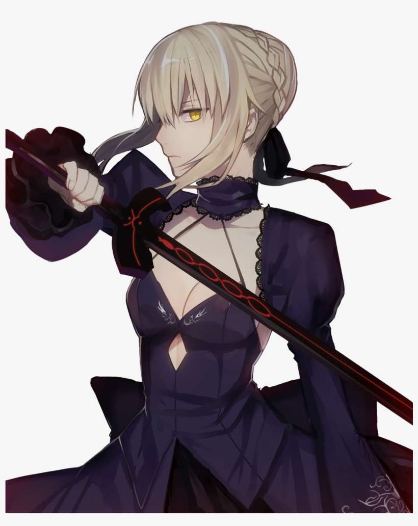A Saber Alter Render Me And A Friend Made PNG Image | Transparent PNG ...