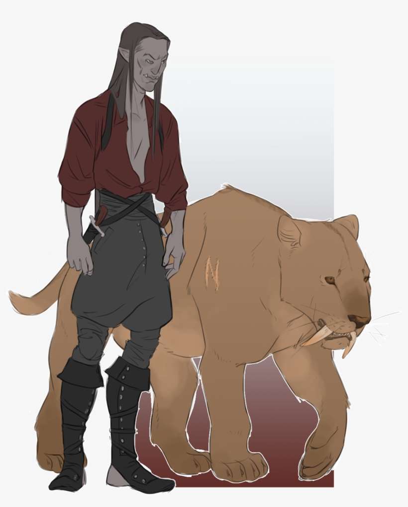 Saber Tooth Tiger Art