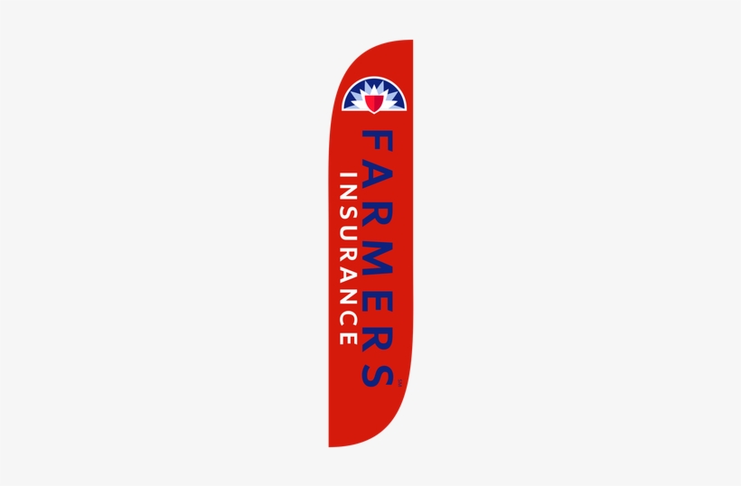 Farmers Insurance Feather Flag Red - Farmers Insurance Group PNG Image ...