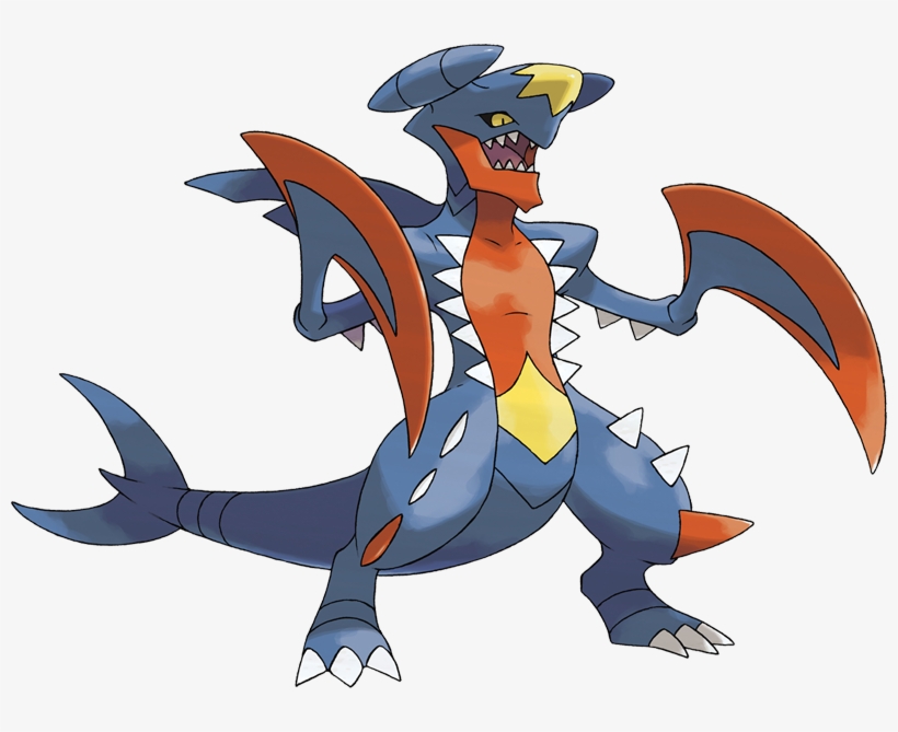 Mega Garchomp Pokédex - Pokemon Shiny Mega Garchomp PNG Image ...