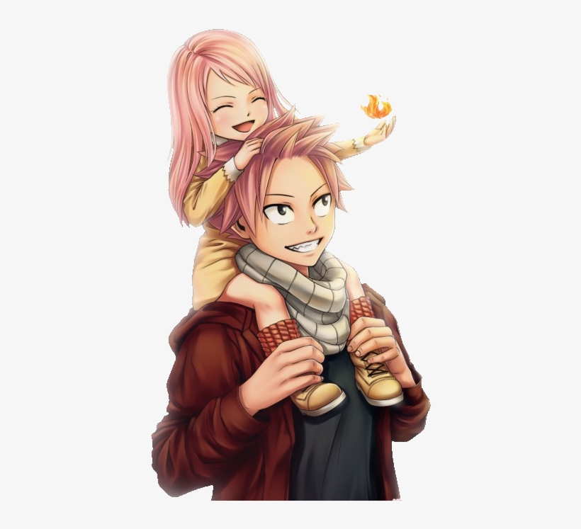 Fairy Tail Natsu Dragneel Daughter Kawaii Transparent - Natsu And Nashi ...
