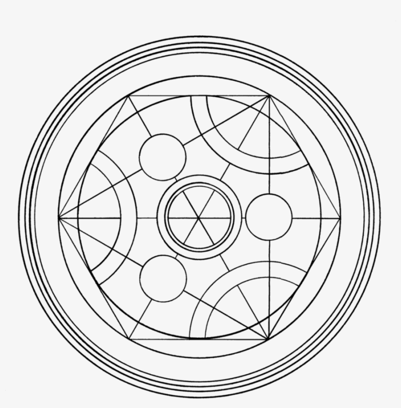 Circle Alchemy Human Transmutation Fullmetal Alchemist - Circulo De ...