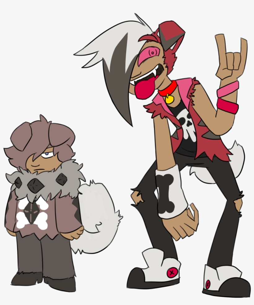Riff-raff, The Rockruff/lycanroc As A Kid He Was A - Rough & Tumble PNG ...