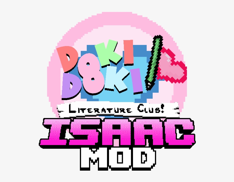 Doki Doki Literature Club - Binding Of Isaac PNG Image | Transparent ...