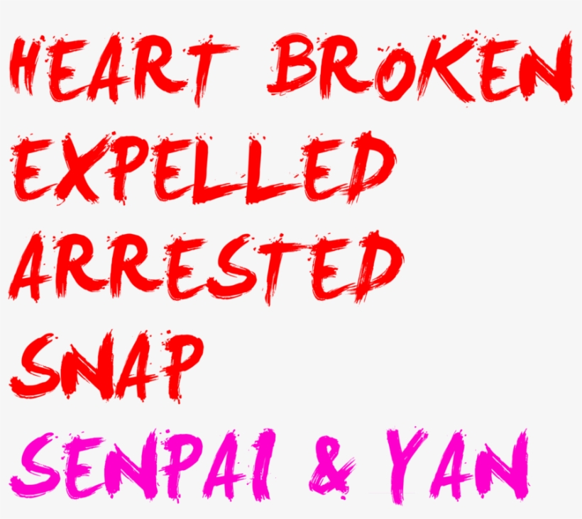 Yandere Simulator Font By Khoast40 On Deviant - Yandere Simulator Logo ...