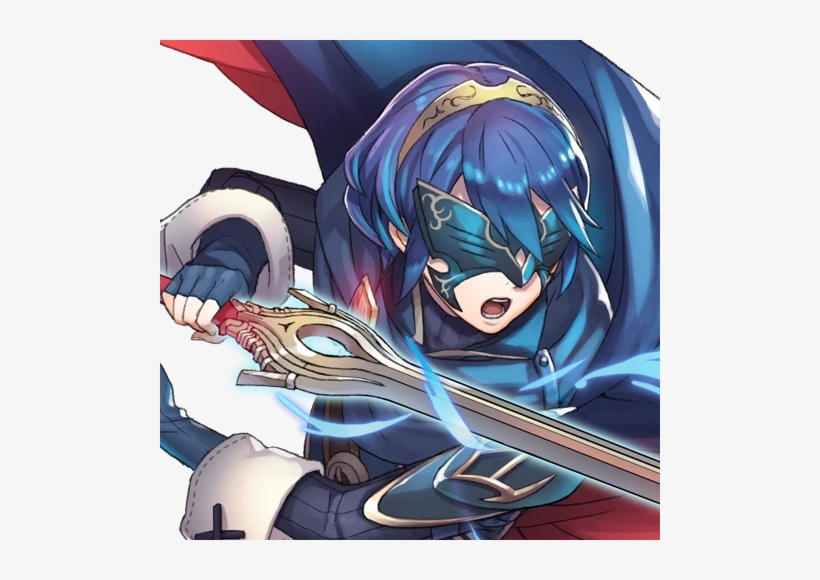 { Masked Saber } - Marth Fire Emblem Heroes PNG Image | Transparent PNG ...