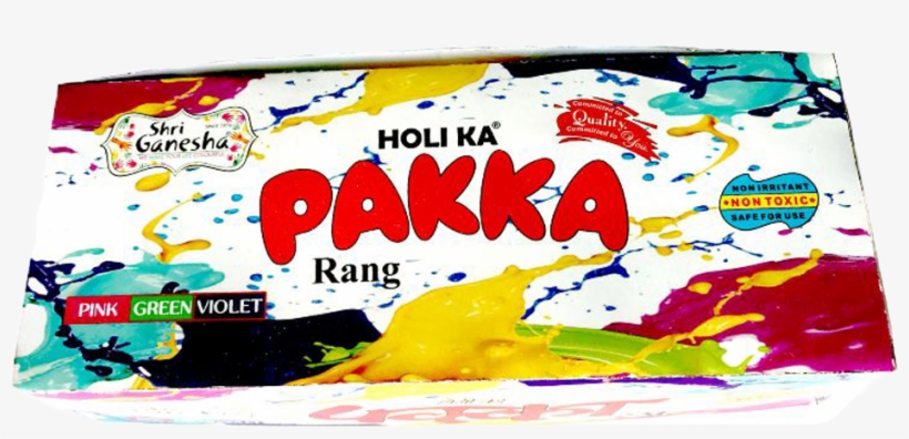 Holi Ka Pakka Rang - Flyer PNG Image | Transparent PNG Free Download on ...