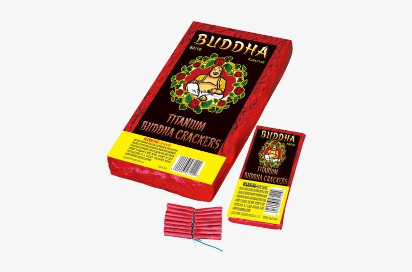 Buddha Titanium Firecrackers 80/16s Brick - Firecracker PNG Image ...