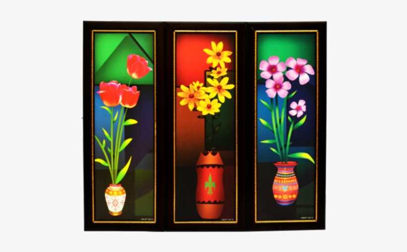 Handicraft With Flower Stand Scenery Gift Set With - Inch PNG Image ...