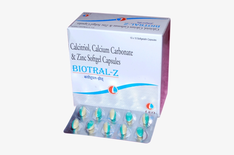 Biotral-z Softgel Capsules - Softgel Healthcare Private Ltd PNG Image ...