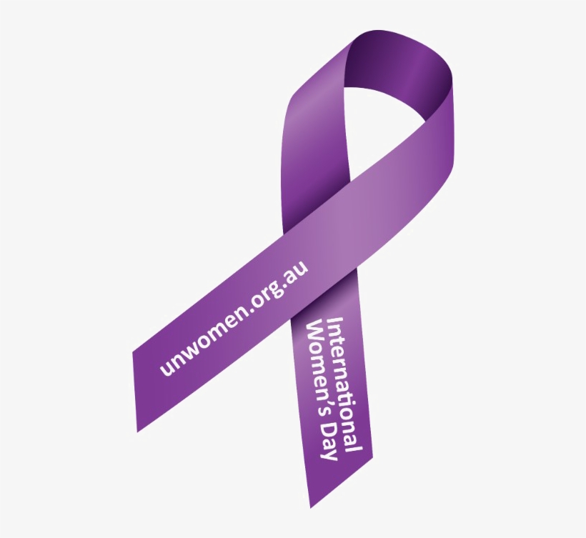 International Womens Day Png File - International Women's Day Ribbon ...