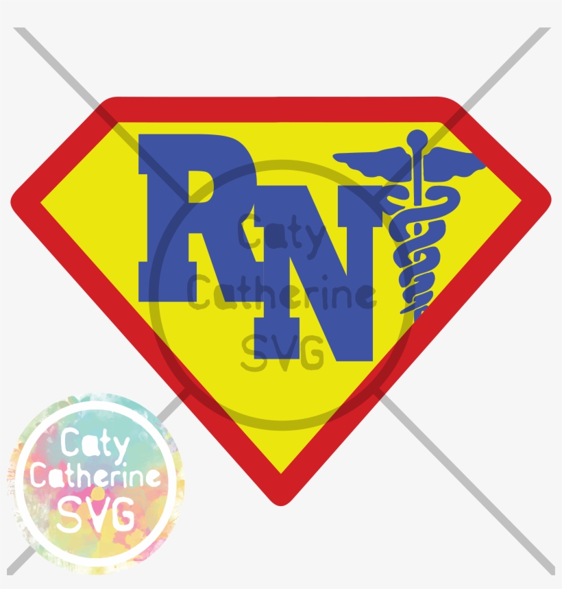 Rn Registered Nurse Super Hero Nurse Nursing Svg Cut - Medical Symbol ...
