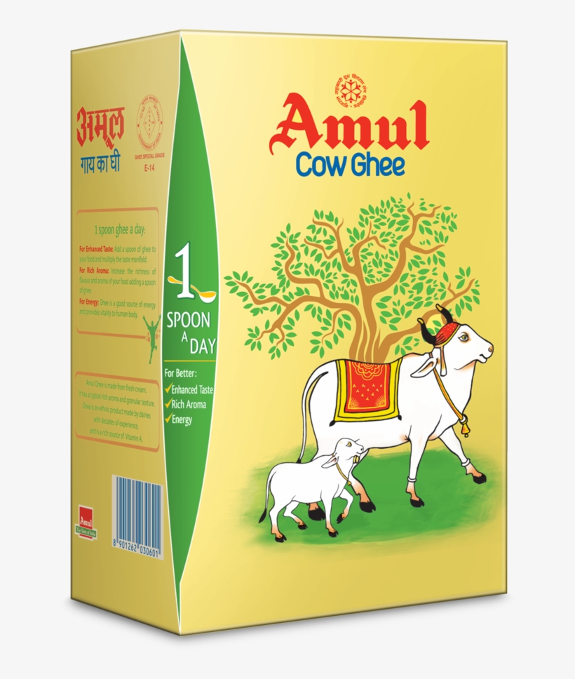 Amul Cow Ghee, 1 L, Refill - Amul Ghee PNG Image | Transparent PNG Free ...