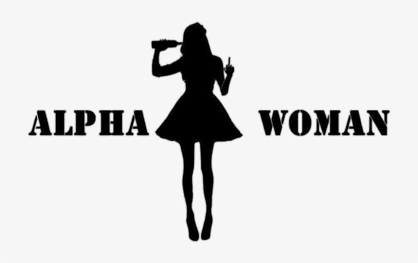 Alpha Woman Png Black & White - Logo Alpha Woman PNG Image ...
