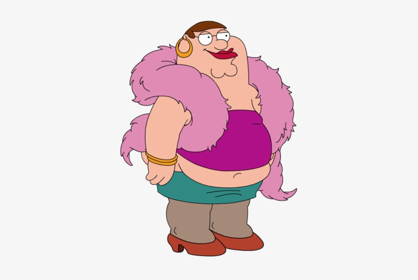 Download File - Peter - Hooker - Family Guy Peter Drag | Transparent ...