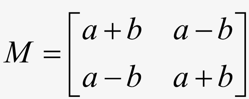 These Matrix Binomials Can Be Defined As The Sum Of - Math Matrix Png ...