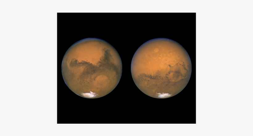 The Two Faces Of Mars - Mars Closest Encounter Poster 24inx36in (61cm X ...