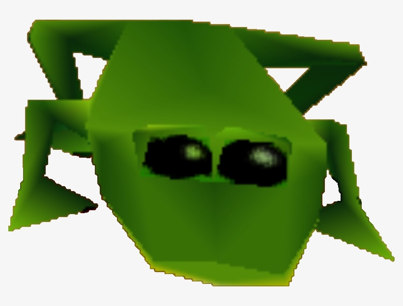 Crash Bandicoot 3 Warped Frog - Crash Bandicoot Frog Kiss PNG Image ...