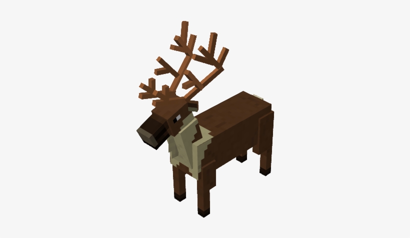 Reindeer - Minecraft Antlers PNG Image | Transparent PNG Free Download ...