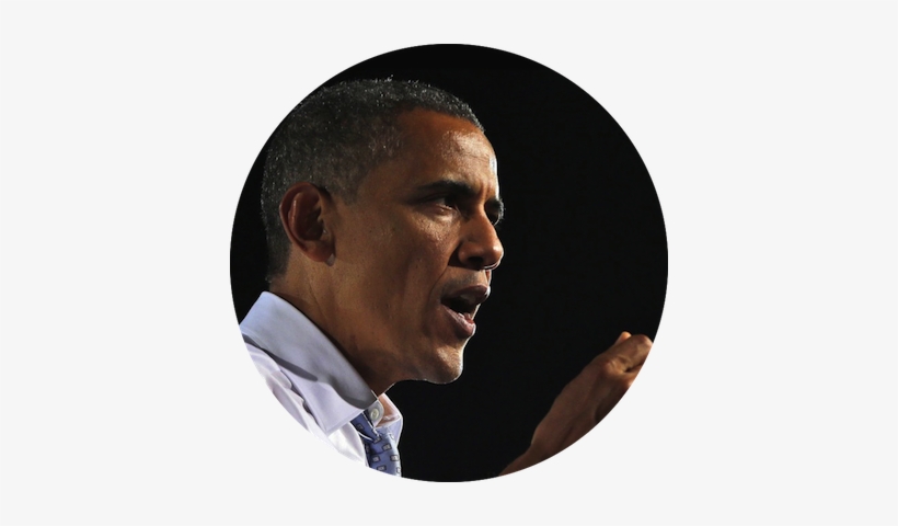 Barack Obama In A Circle PNG Image | Transparent PNG Free Download on ...