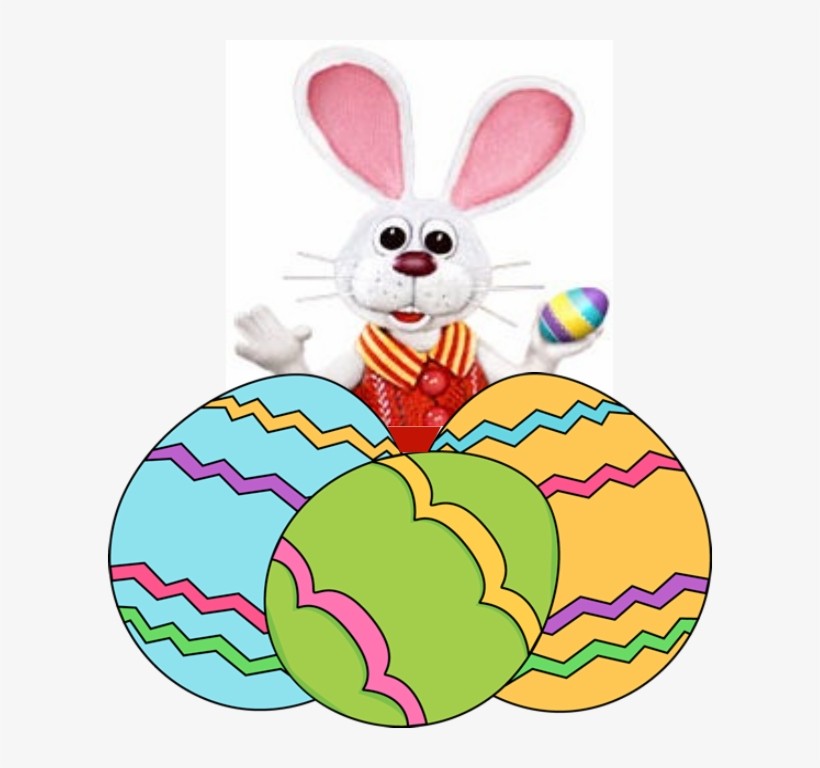Easter Egg Hunt - Easter Bunny With Eggs Clipart PNG Image ...
