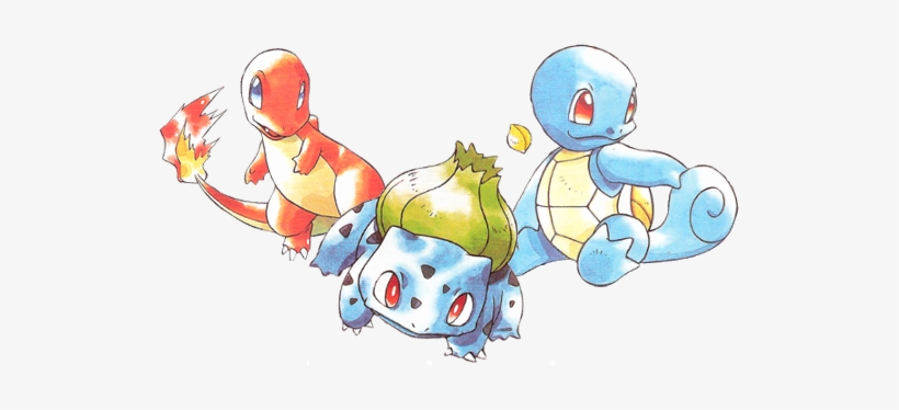 Pokemon Kanto Starters Evolved