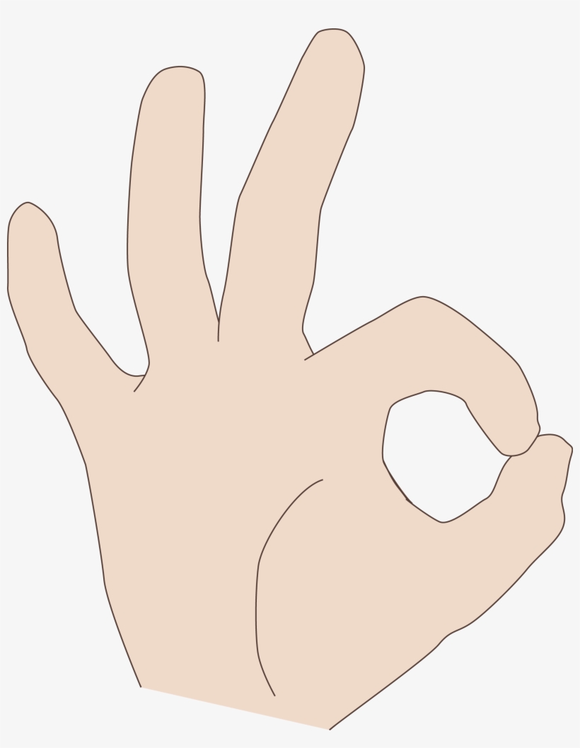 Iconic Ok Shape - Finger PNG Image | Transparent PNG Free Download on ...