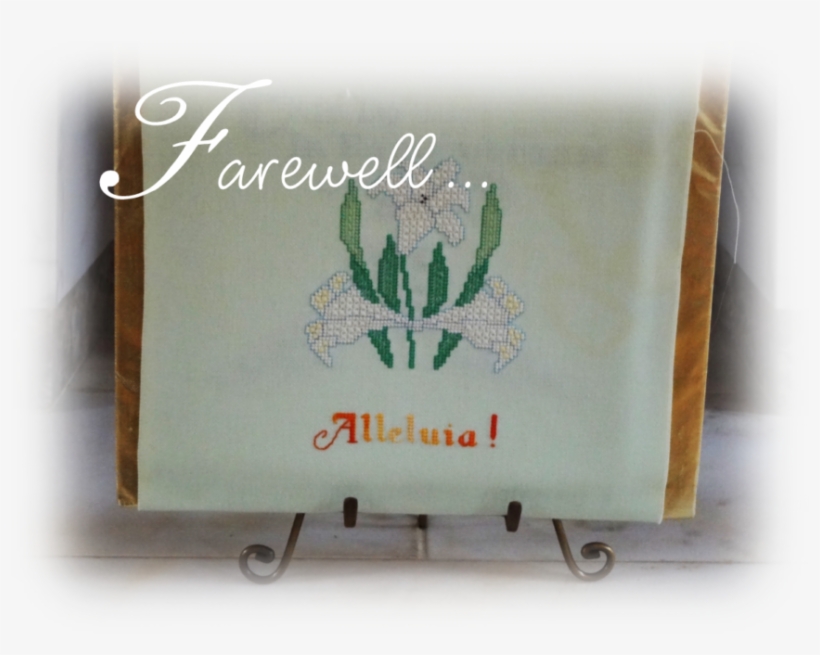 Farewell To Alleluia - Cross-stitch PNG Image | Transparent PNG Free ...