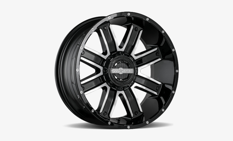 813 Destroyer Gloss Black - Vision Fury Wheels PNG Image | Transparent ...