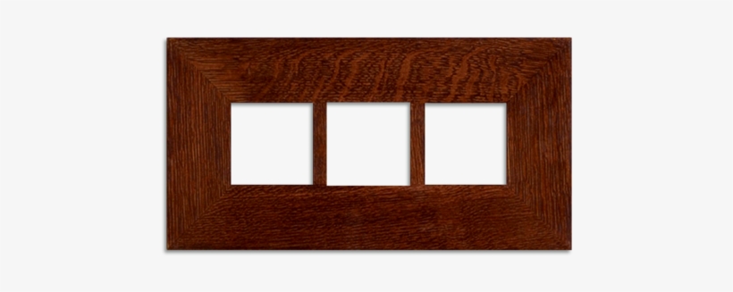 Triple 3-inch Oak Legacy Frame - 3 Frames PNG Image | Transparent PNG ...