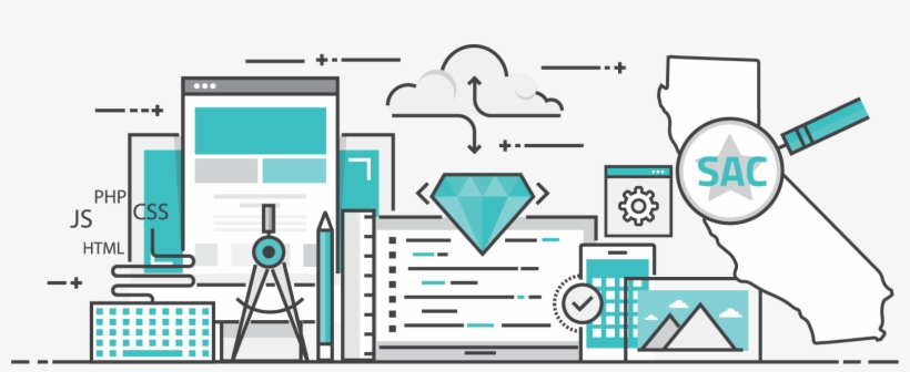 Sacramento Creative Web Design - Diagram PNG Image | Transparent PNG ...