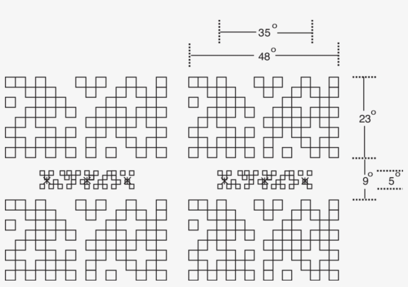 Depicts The Stimulus Containing Three Rectangular Shapes - Number PNG ...