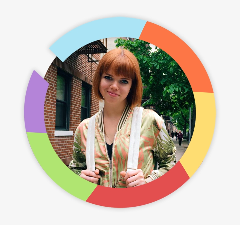 Hey, I'm Amy I Play With Fabrics By Day, Stay Active - Girl PNG Image ...