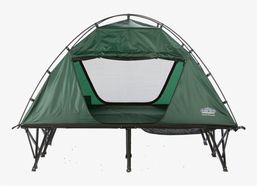 Double Tent Cot - Kamp-rite Double Tent Cot With Rainfly, Green PNG ...
