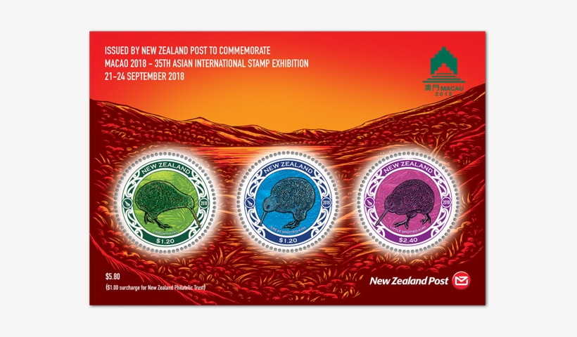Macao 2018 Exhibition Miniature Sheet - New Zealand Post PNG Image ...