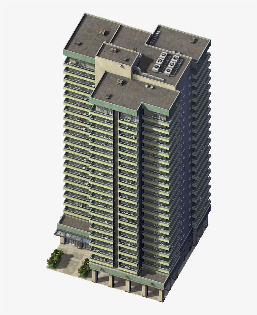 Leonid Apartment Complex - Simcity Building PNG Image | Transparent PNG ...