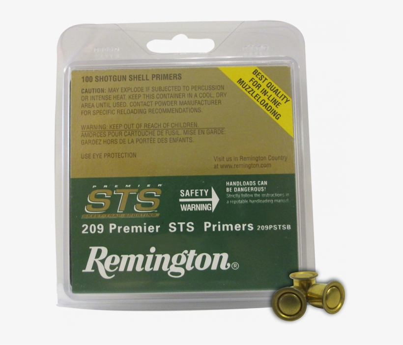 209 Premier® Sts® Primers - Remington 209 Primers PNG Image ...