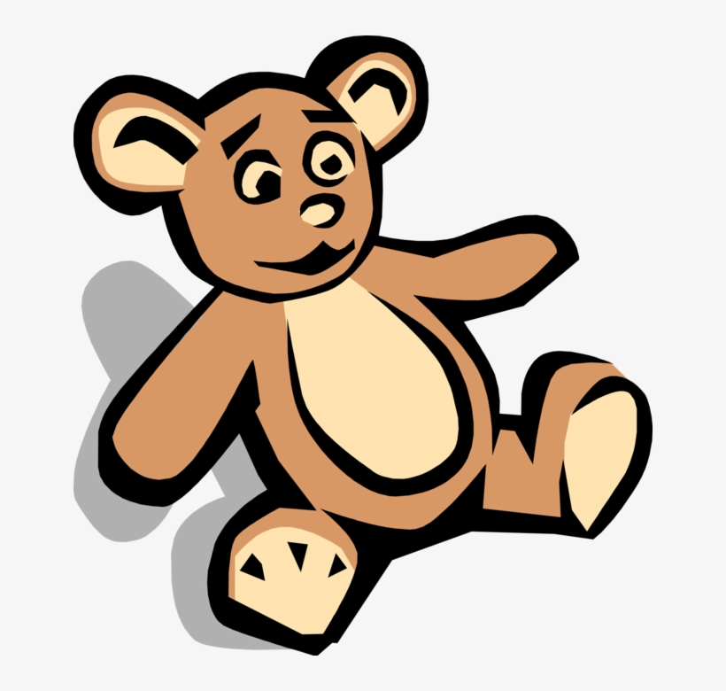 Vector Illustration Of Child's Stuffed Animal Teddy - Pennsylvania PNG ...
