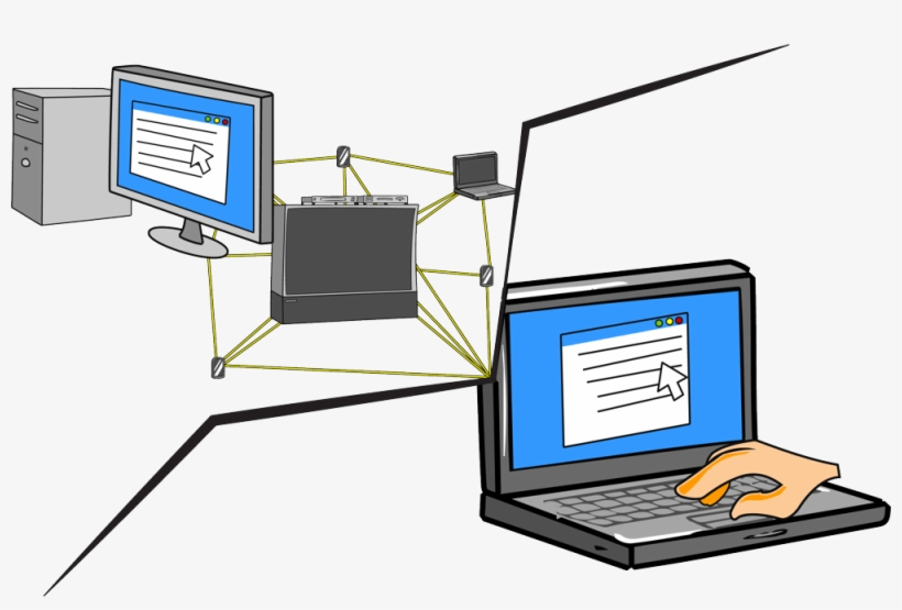 Networking Clipart Computer Network - Computer Network PNG Image ...