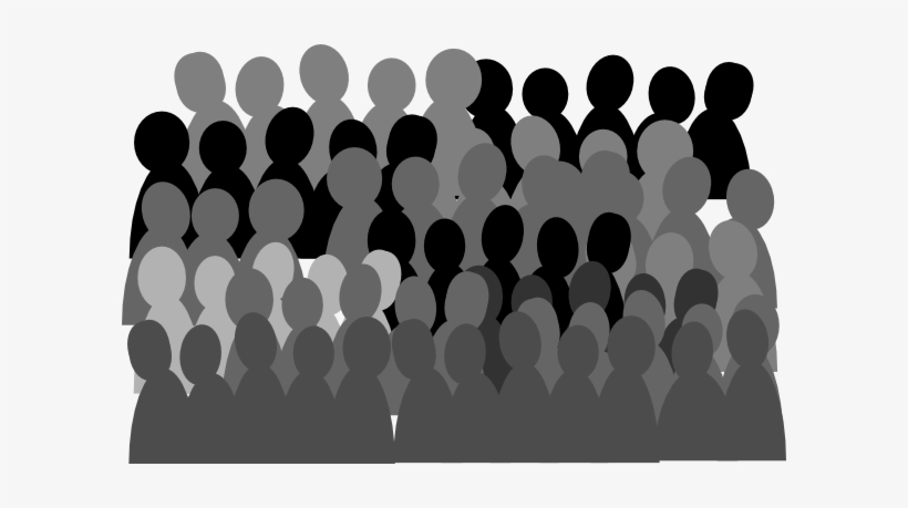 Download Crowd Of People Clipart Transparent Background - Crowd Clipart ...