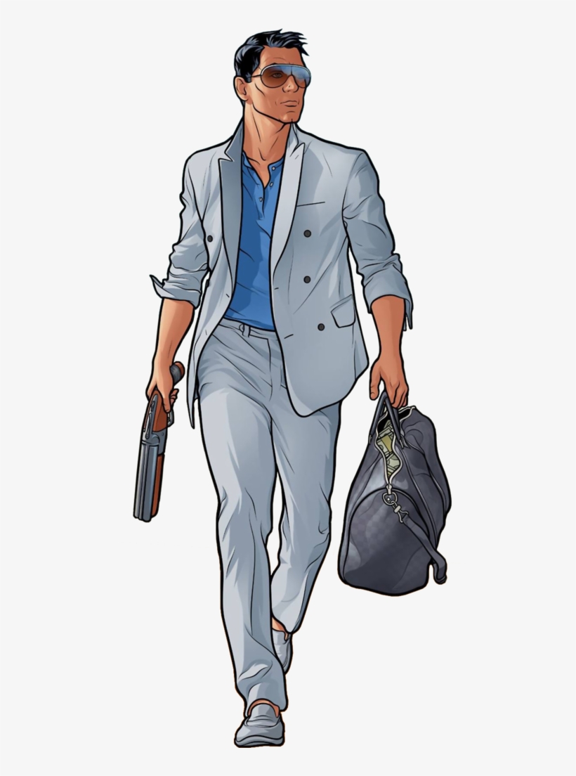 Download Lyd14 - Sterling Archer Fan Art | Transparent PNG Download ...