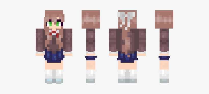 Download Minecraft Skin Ddlc Monika - Ddlc Monika Minecraft Skin ...