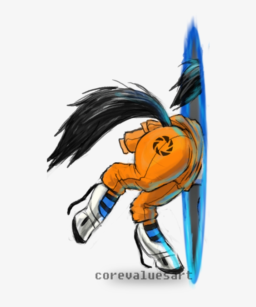 Aperture Science, Artist - Chell PNG Image | Transparent PNG Free ...