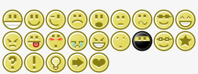Free Vector Series Of Forum Smileys And Icons - Smiley Face PNG Image ...