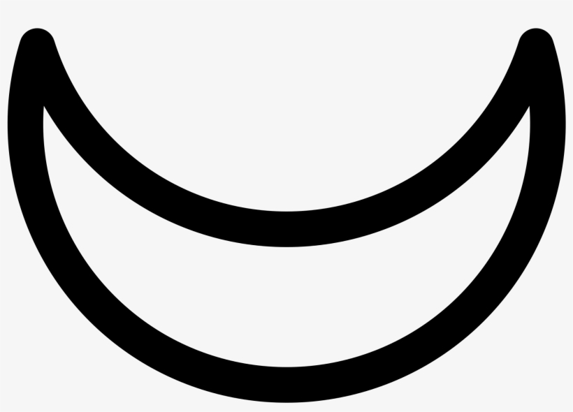 Open - Crescent Symbol PNG Image | Transparent PNG Free Download on SeekPNG