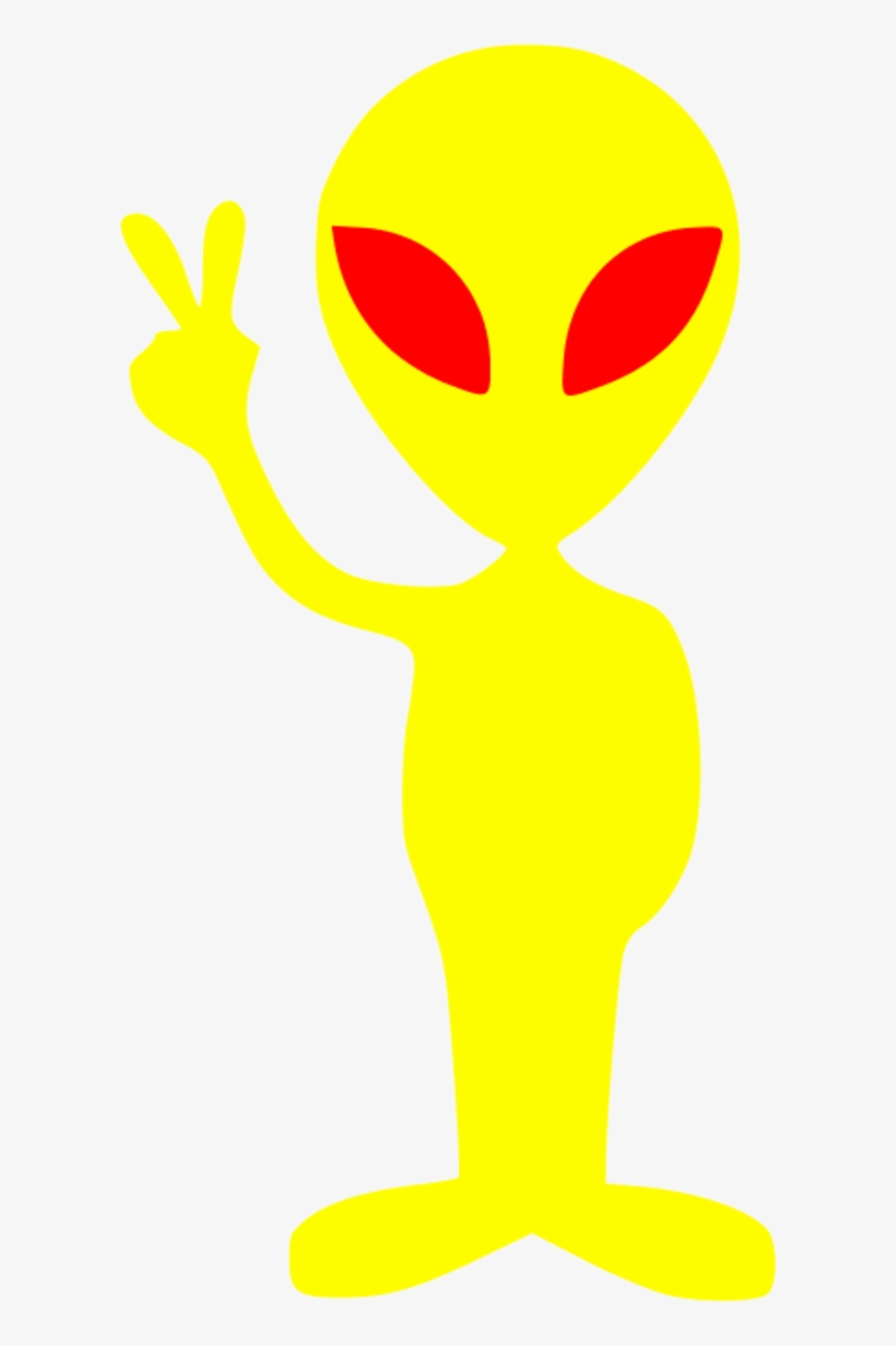 Alien Clipart - Yellow Alien Clipart PNG Image | Transparent PNG Free ...