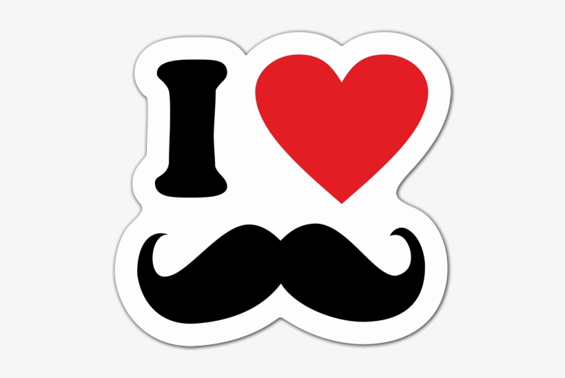 Download I Love Mostacho - Pegatinas Dia Del Padre | Transparent PNG ...
