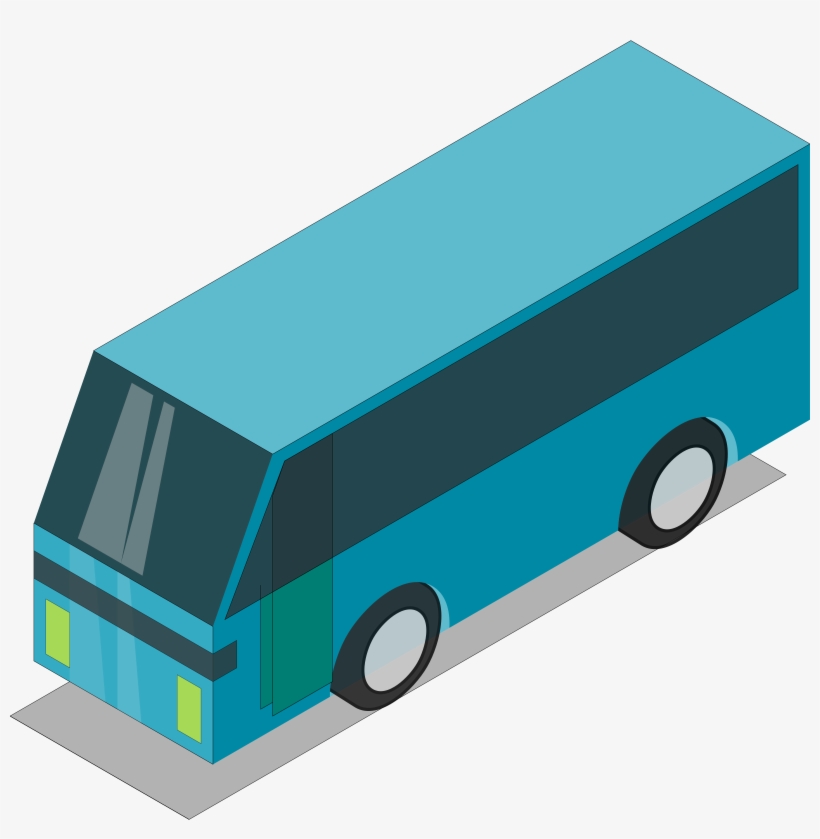 Public Transport Bus Service Computer Icons Blue Can - Isometrica De ...