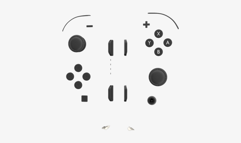 Nintendo Joy Cons Painted - White Joycon PNG Image | Transparent PNG ...